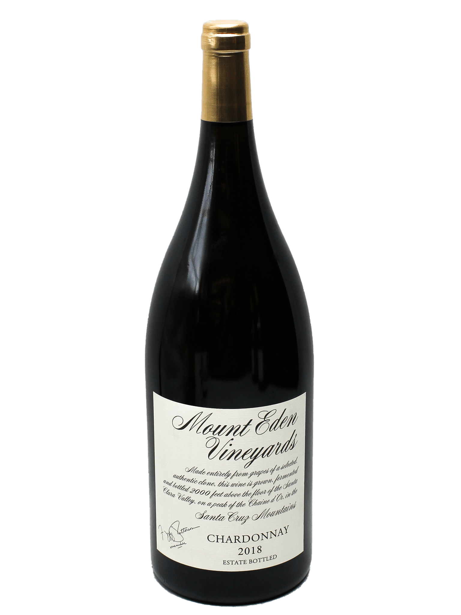 2018 Mount Eden Vineyards Estate Chardonnay 1.5L [WE94][JD93][W&S92]