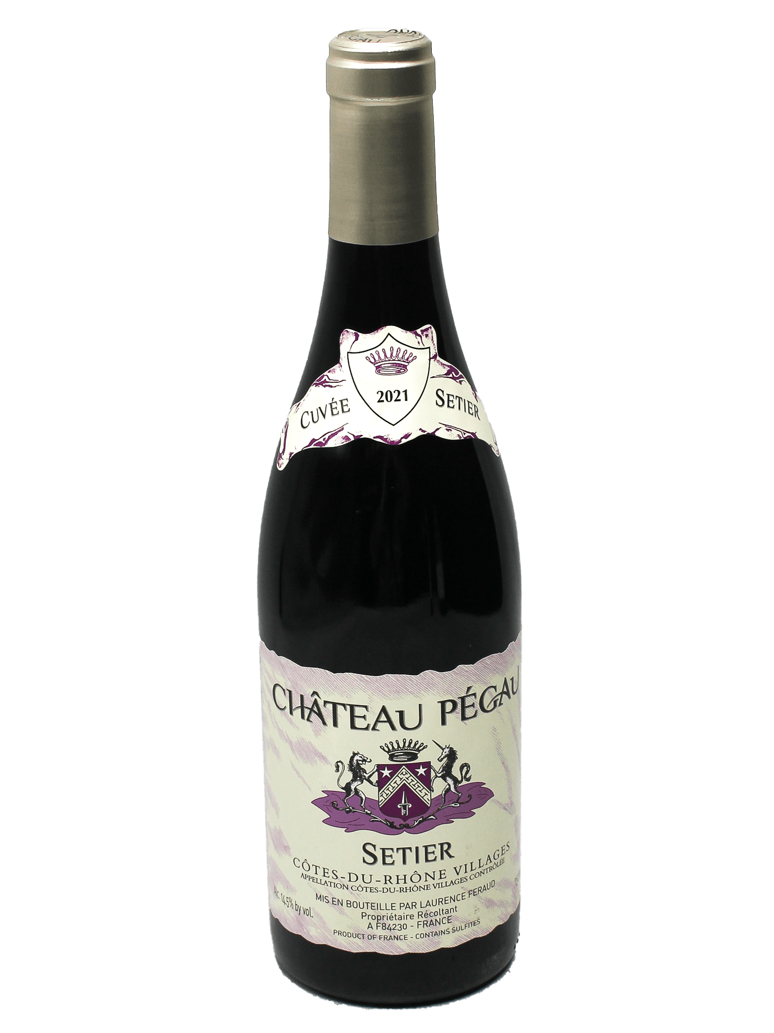 2022 Chateau Pegau Cuvee Setier Cotes du Rhone Villages [WA91]