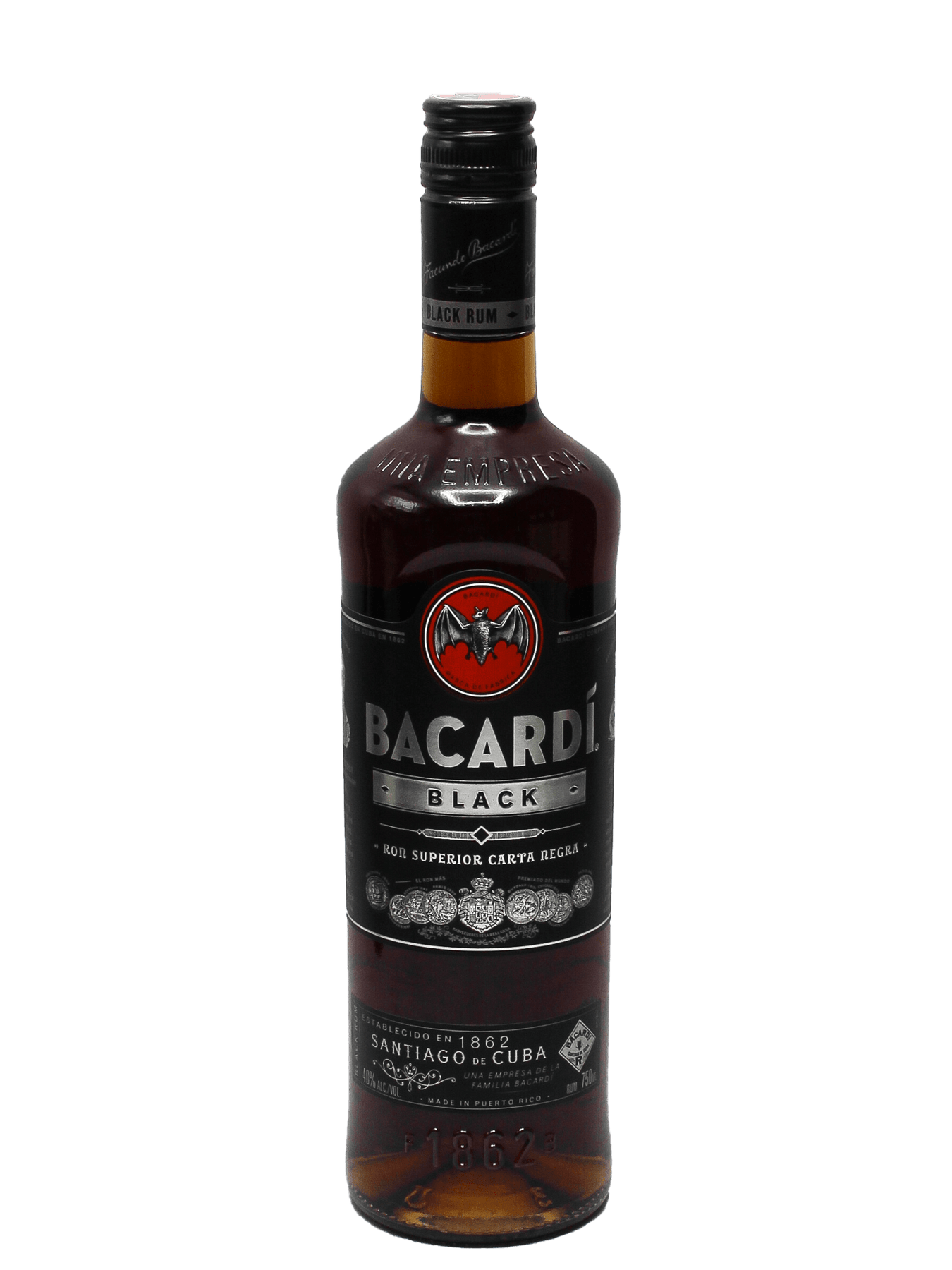 Bacardi Black Rum 750ml – Bottle Barn