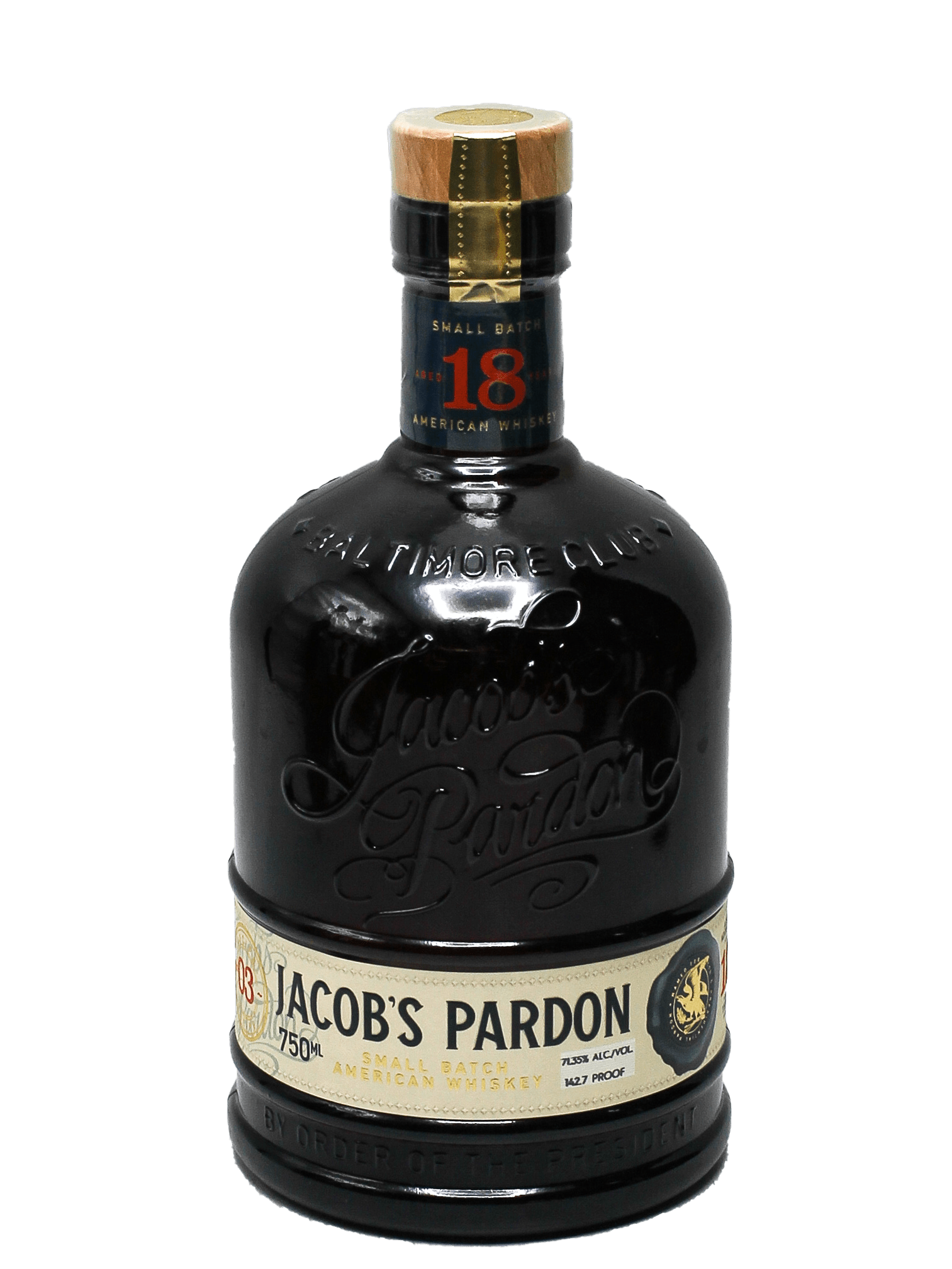 Jacobs Pardon No. 3 18 Year American Whiskey 750ml