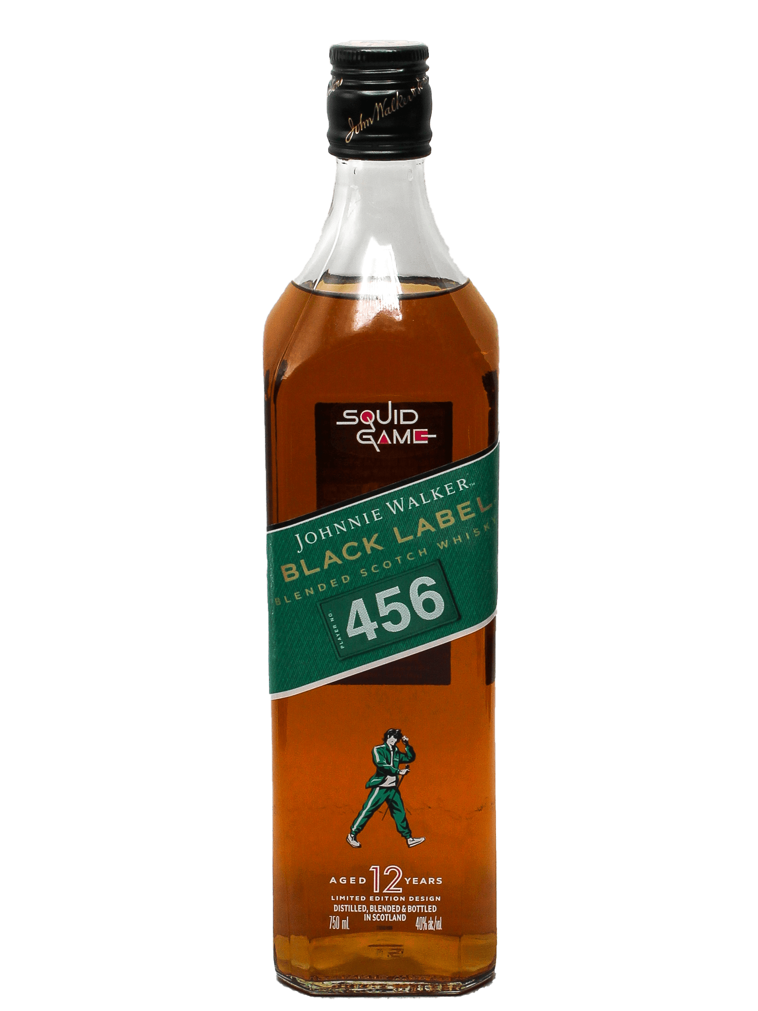 Johnnie Walker Black Label Squid Game Limited Edition Scotch Whisky 75