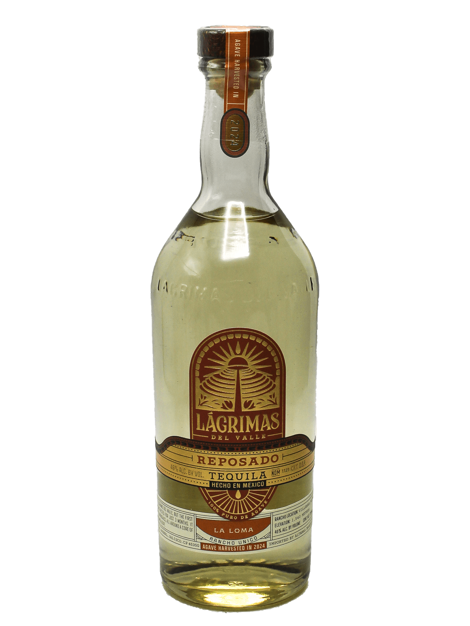 Lagrimas La Loma Tequila Reposado 750ml
