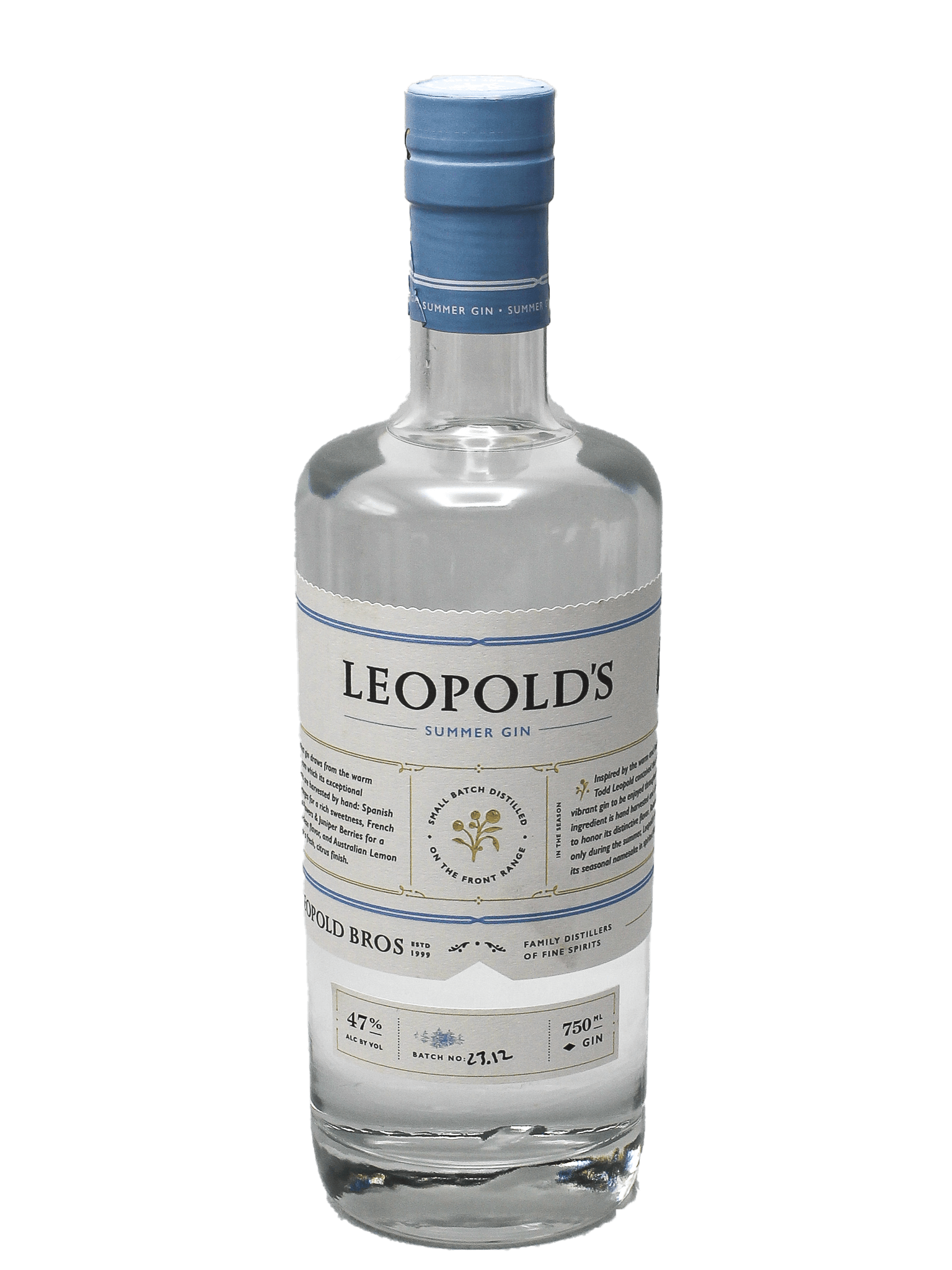 Leopold Bros Summer Gin 750ml