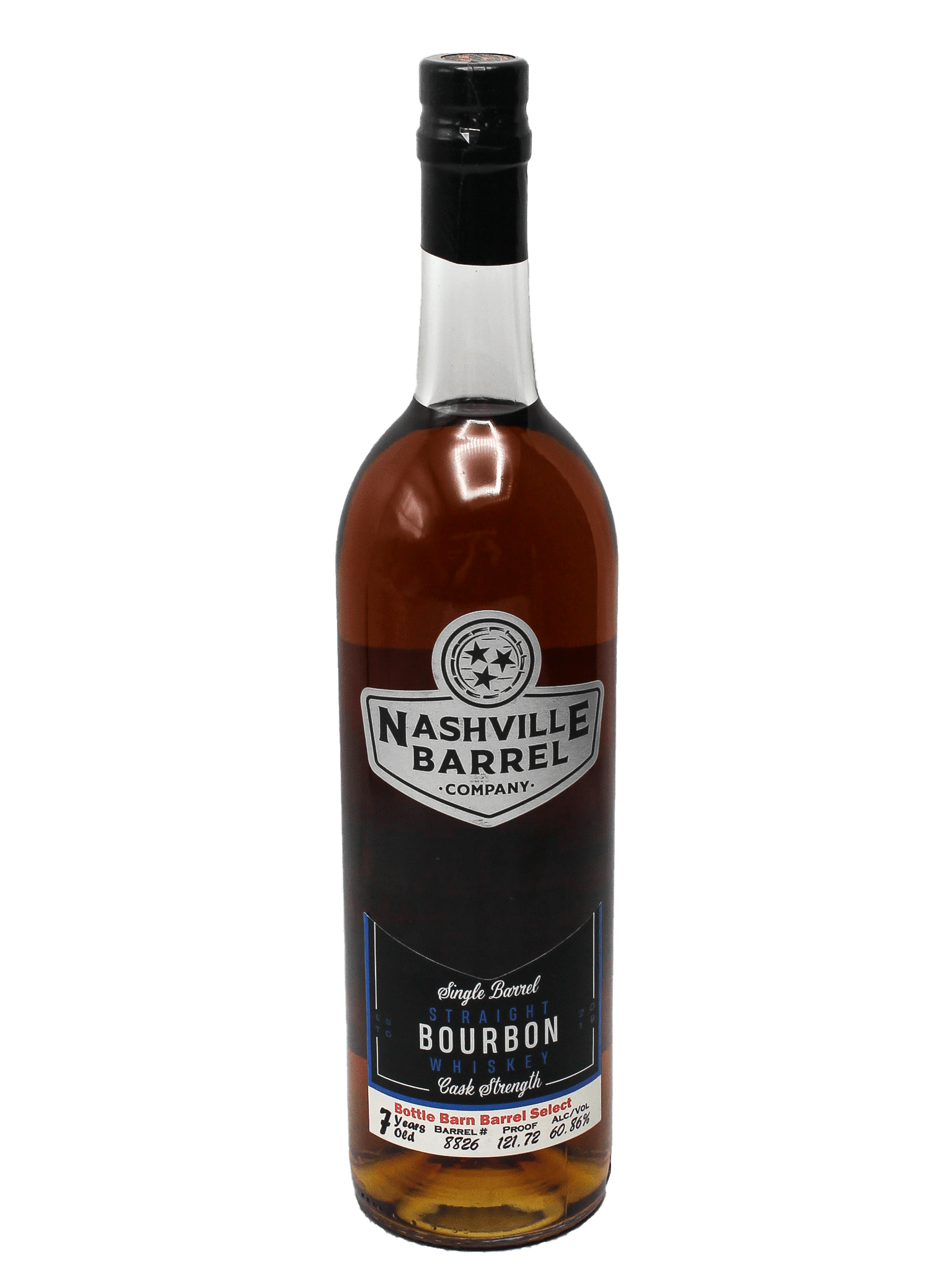 Nashville Barrel Co. Bottle Barn Barrel Select 7 Year Straight Bourbon