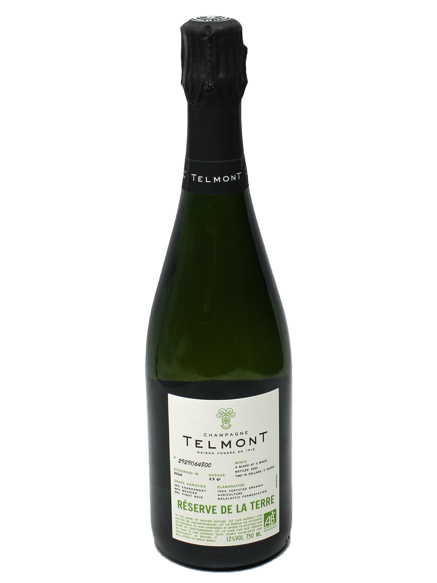 Telmont Reserve de La Terre Champagne