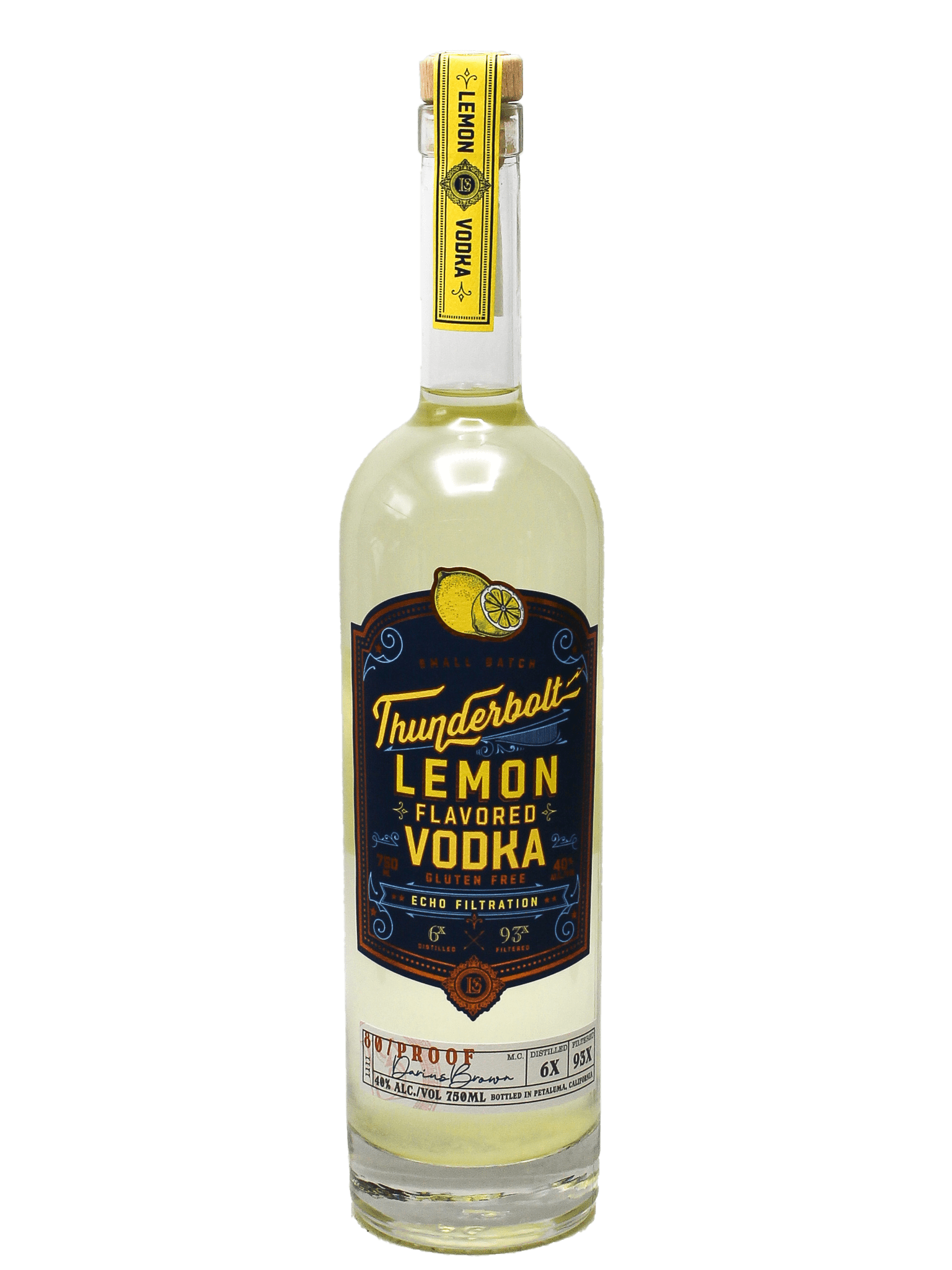 Lightning Spirits Thunderbolt Lemon Flavored Vodka 750ml