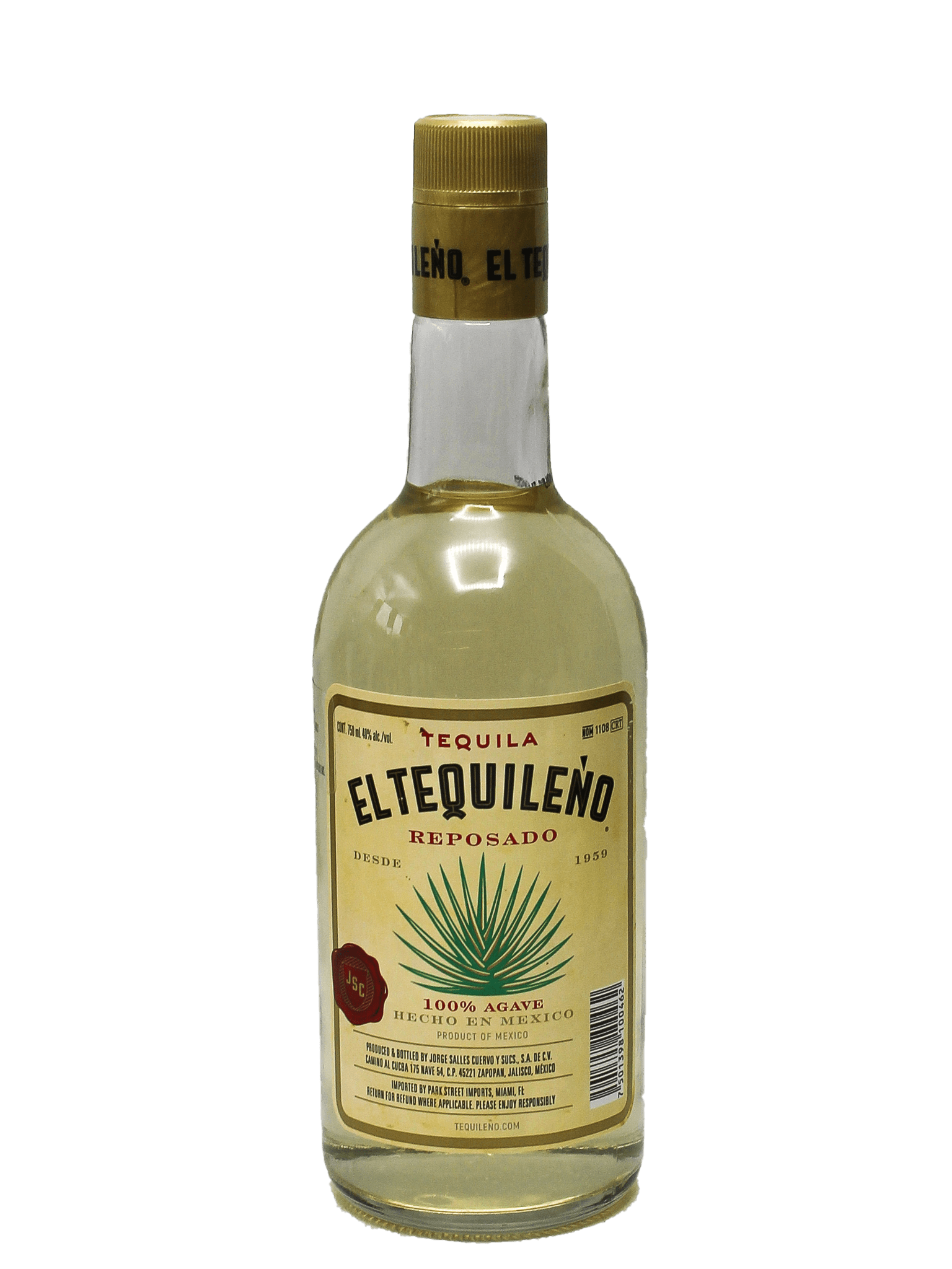 El Tequileno Tequila Reposado 750ml
