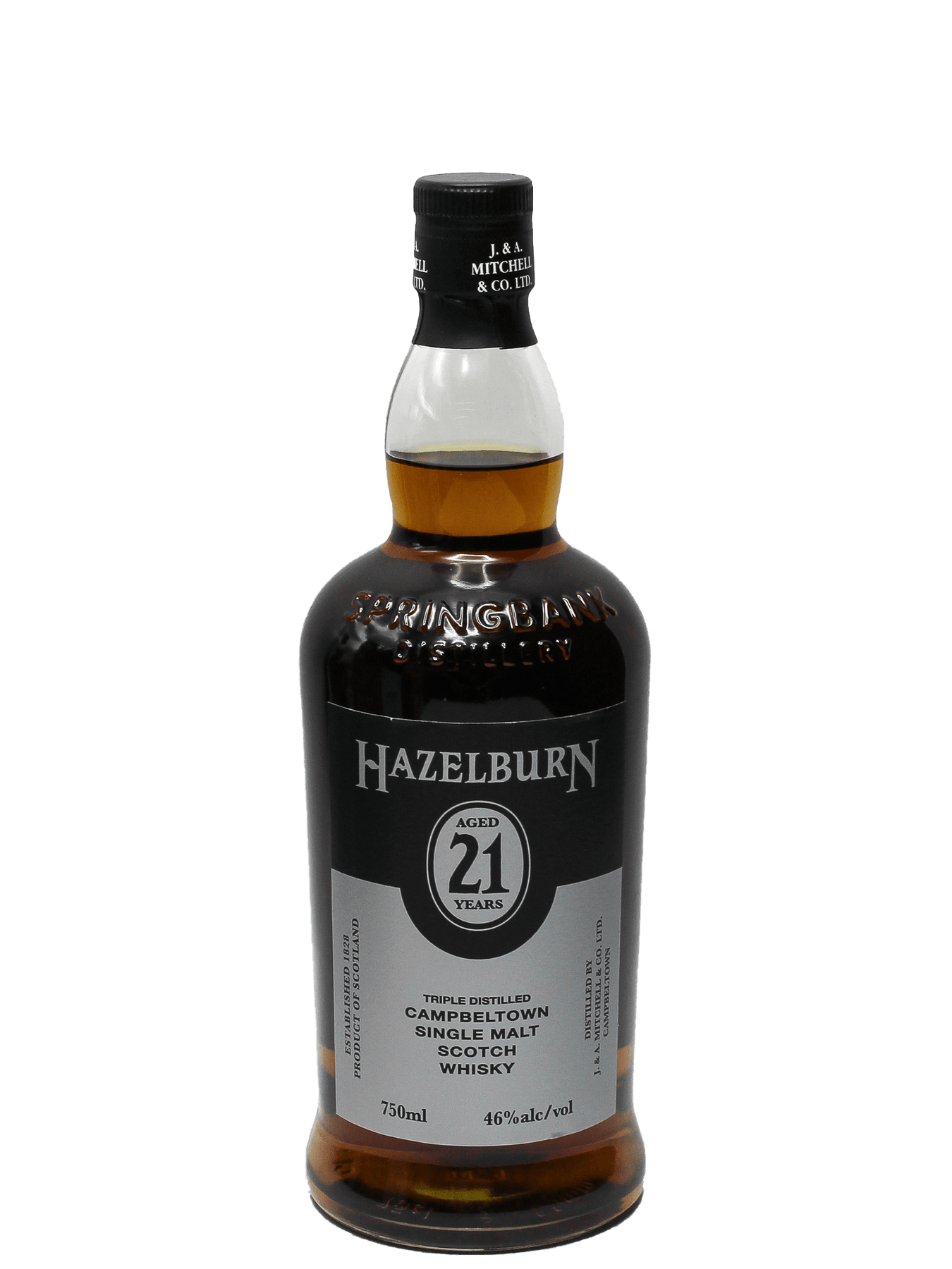 Springbank Hazelburn 21 Year Single Malt Scotch Whisky 700ml