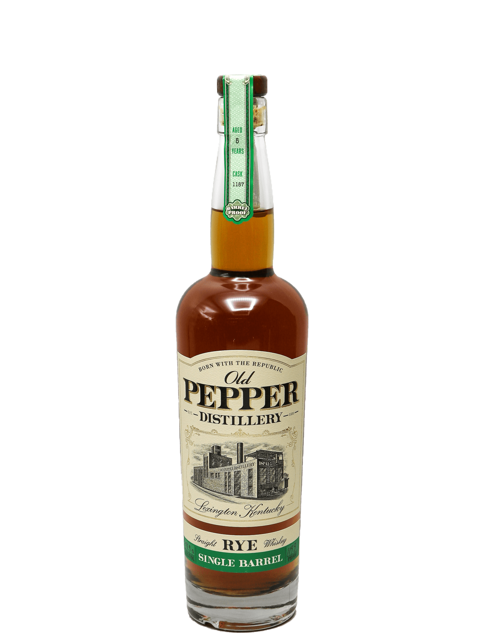 Old Pepper Single Barrel Rye Whiskey 750ml
