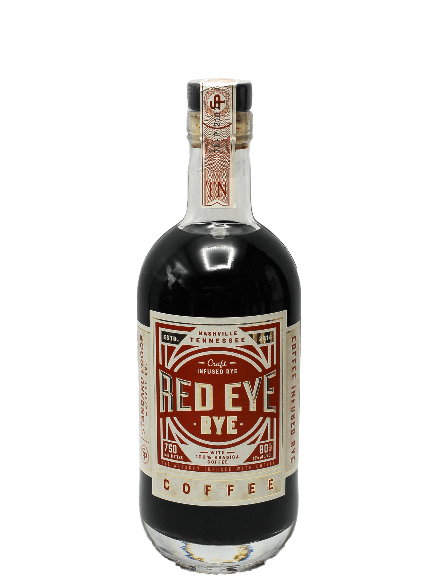 Standard Proof Red Eye Coffee Infused Rye Whiskey 750ml