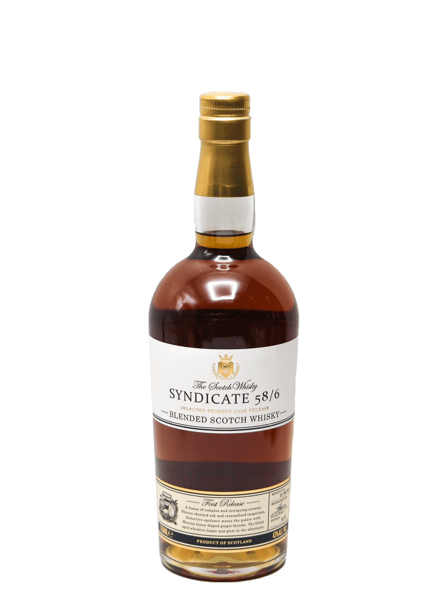 Syndicate 58/6 Selected Reserve Cask Release Blended Scotch Whisky 750