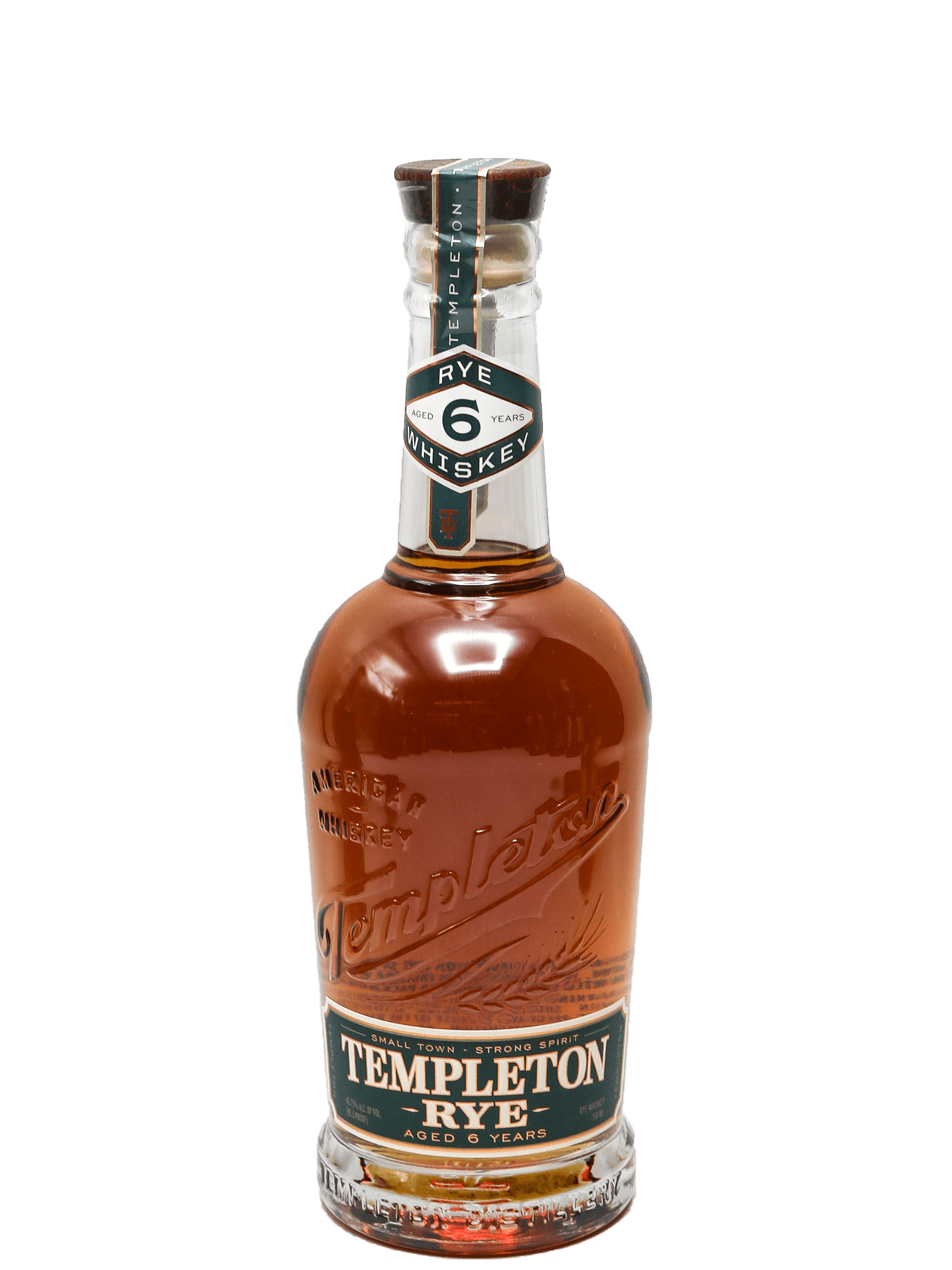 Templeton 6 Year Rye Whiskey 750ml