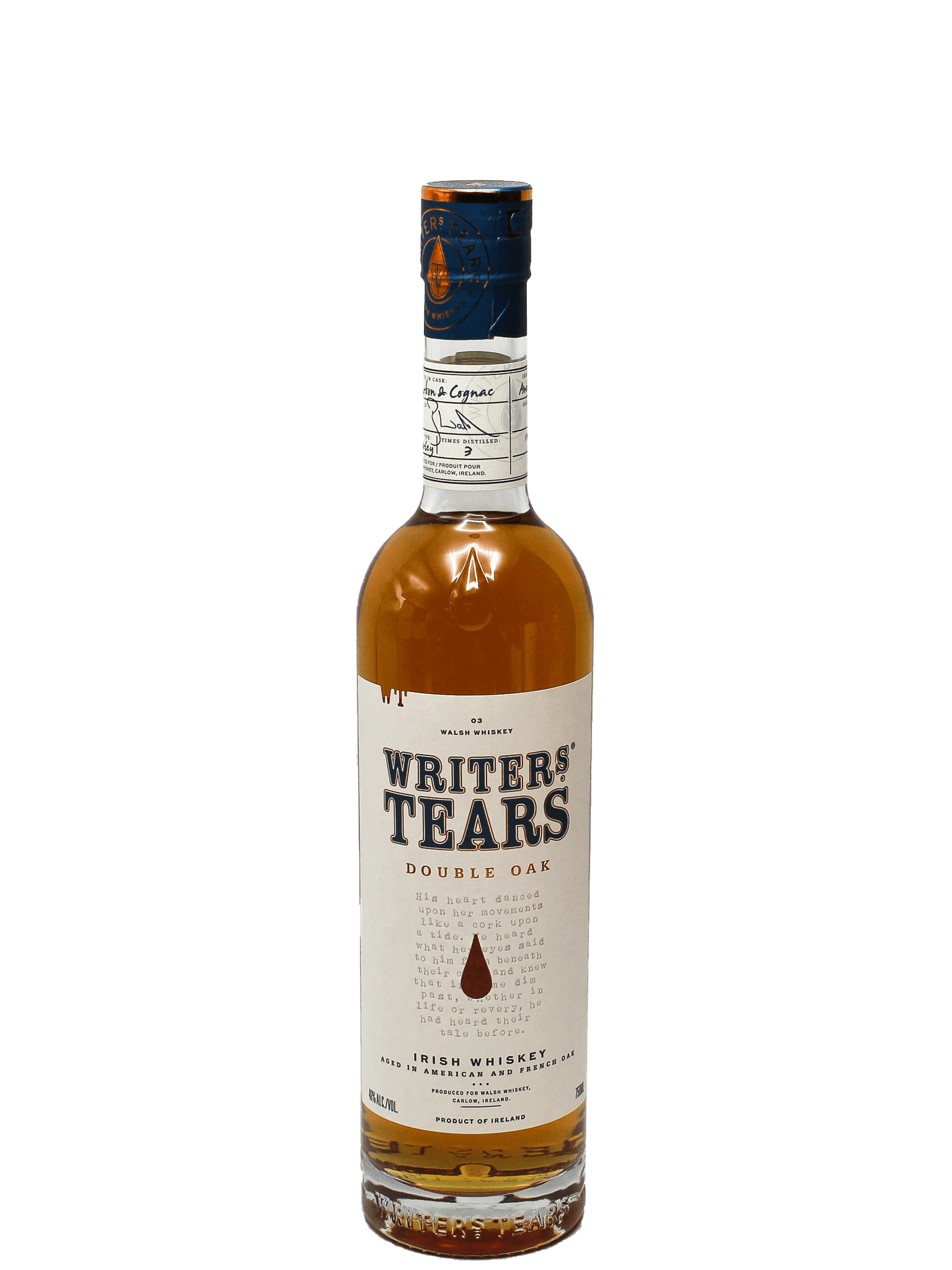 Writers' Tears Double Oak Irish Whiskey 750ml
